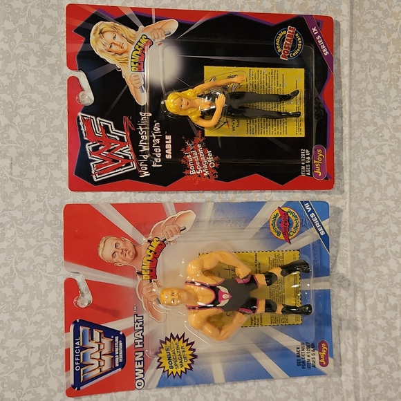 Titan Sports Just Toys | Toys | 997 Wwf Bendems Owen Hart Sable | Poshmark